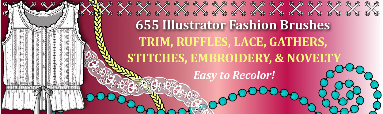 Women's Tops, Knits, Shirts & Blouses Fashion Sketches